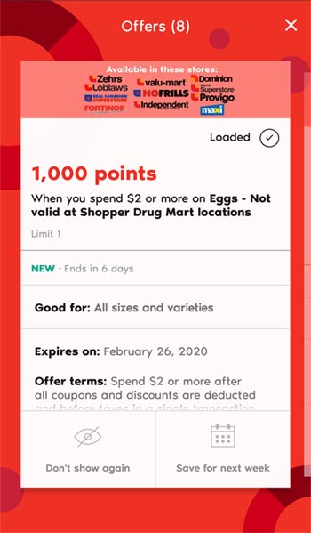 Stacking Multiple Reward Point Offers Habit PC Points Example - Alan Yu